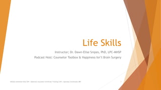 Life Skills: Therapy Groups | PPT