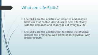 Life skills | PDF