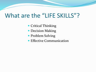 Life skills | PPT