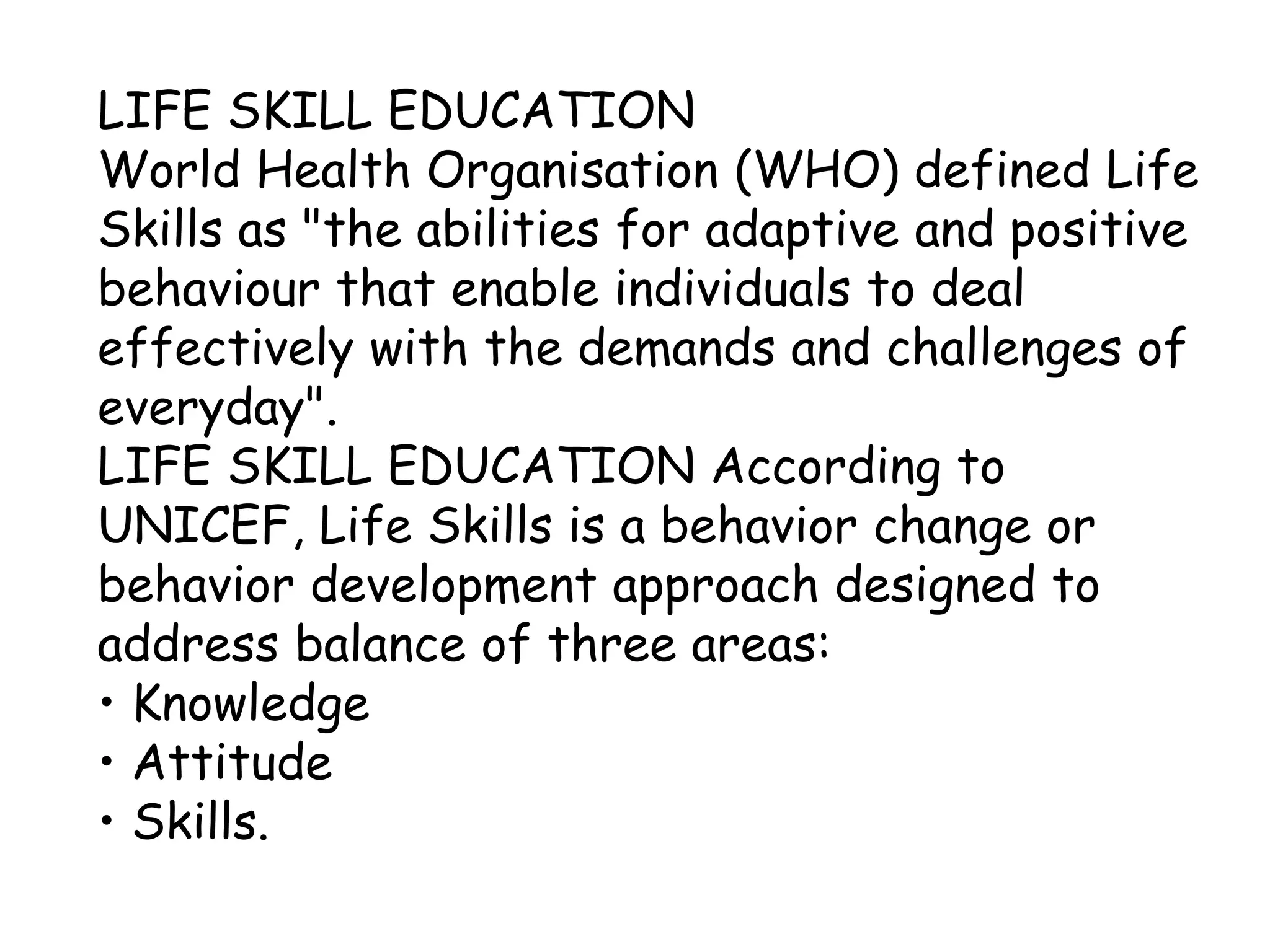 LIFE SKILLS ).pptxLife skill based education is a form of education ...
