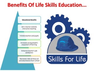 LIFE SKILLS ).pptxLife skill based education is a form of education that focuses on cultivating ...