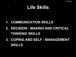 Life skills | PPT