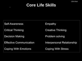 Life skills | PPT