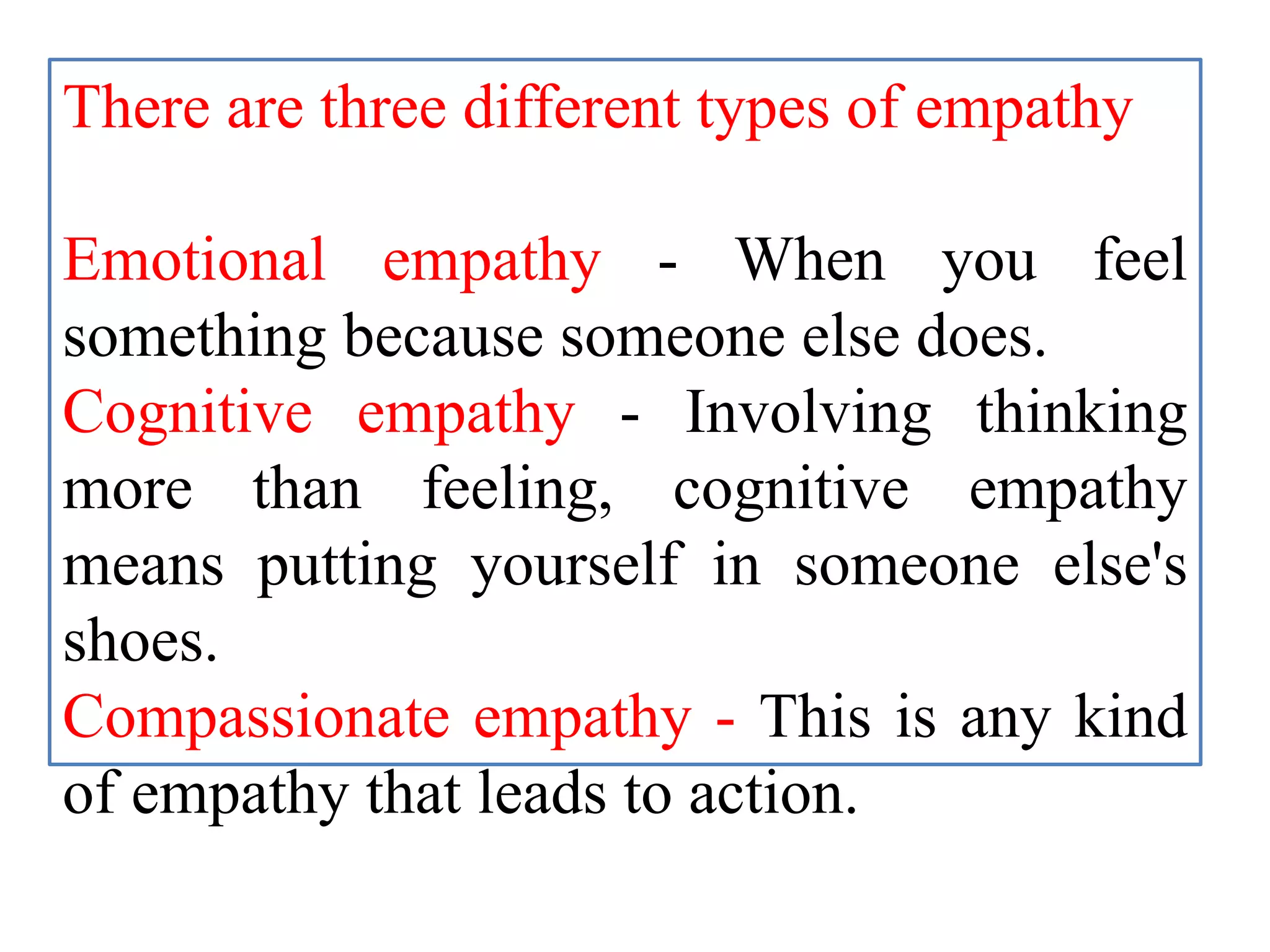 LIFE SKILLS - EMPATHY | PPTX