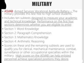 Life Skills Military Careers | PPTX