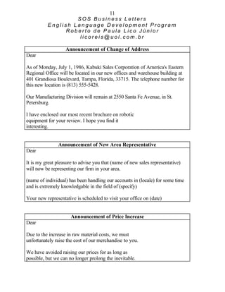 Life skills writing - sos - how to improve your business letter | PDF