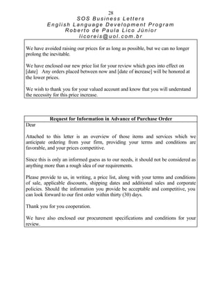 Life skills writing - sos - how to improve your business letter | PDF