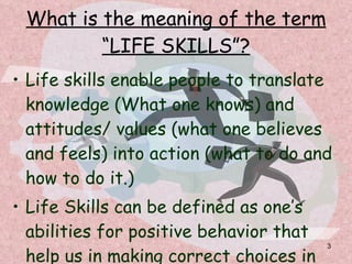 Life Skills | PPT