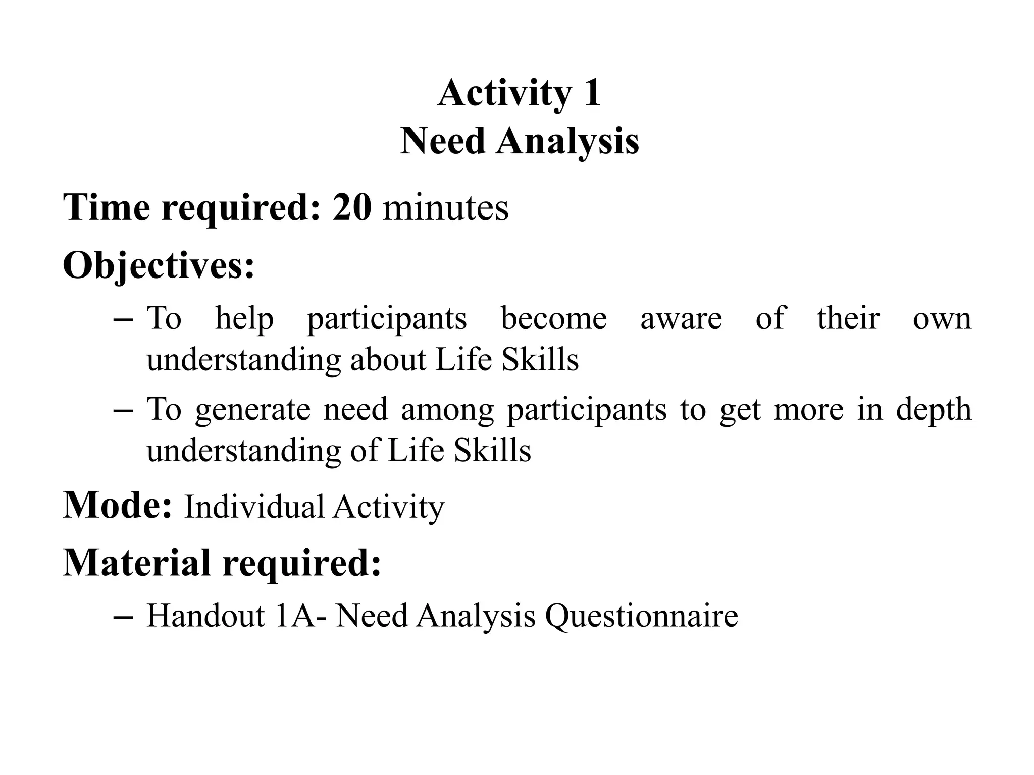 Understanding aspects of Life Skills for All .pptx