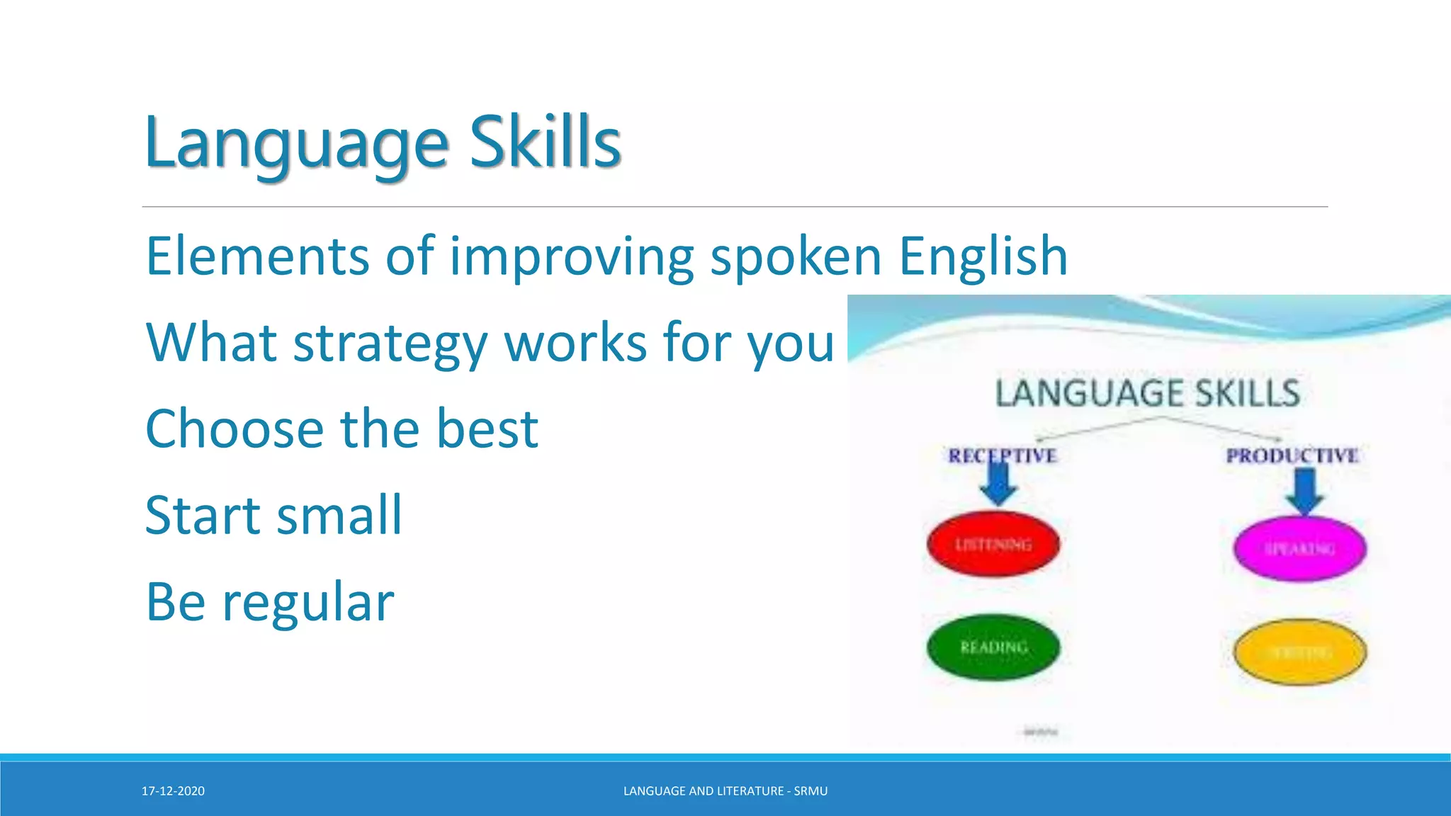 Life skills and english language learning | PPT
