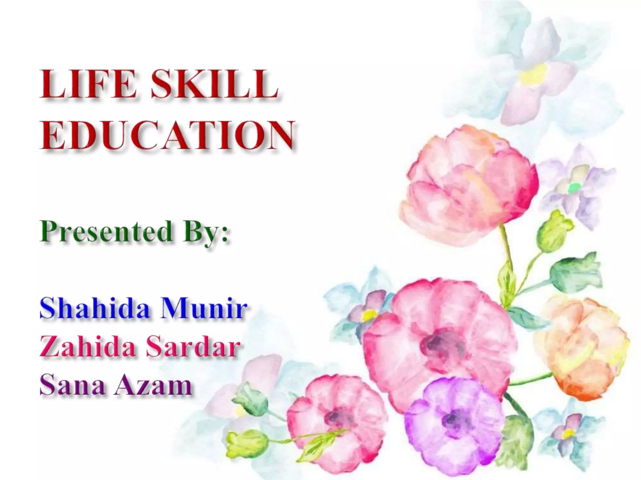Life skills education | PPTX