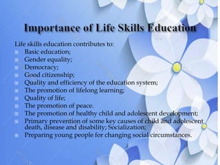 Life skills education | PPTX