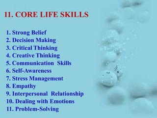 Life skills education | PPTX