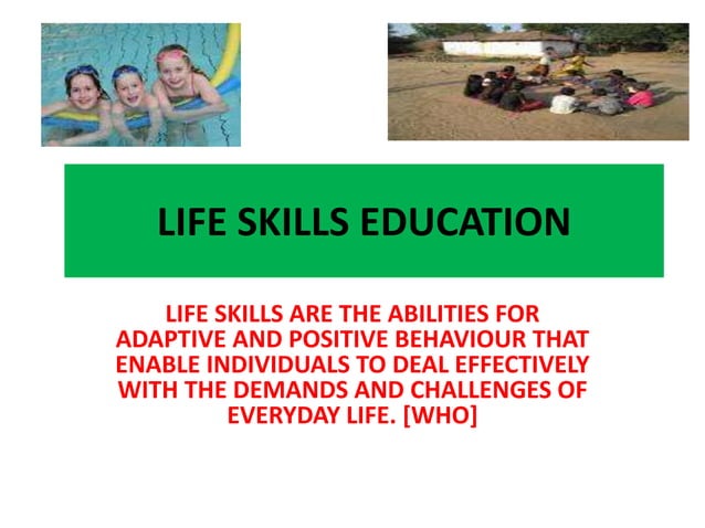 Life skills education | PPT