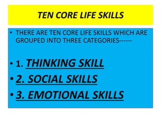 Life skills education | PPSX