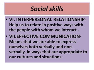 Life skills education | PPSX