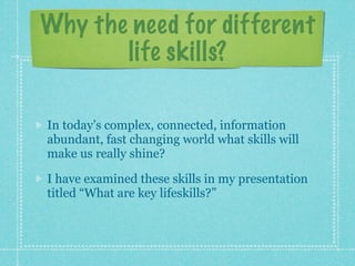 Lifeskills for the 21st Century | KEY
