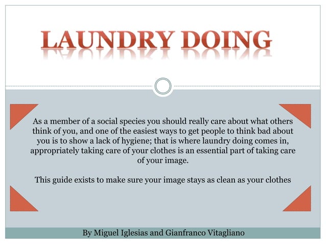 Life skills: Laundry | PPT