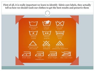 Life skills: Laundry | PPTX