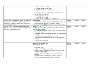 Life skills lesson plan term 4 | DOCX
