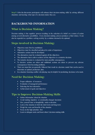 Life skills module | DOCX