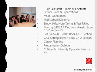 Life Skills -Part 1 | PPTX