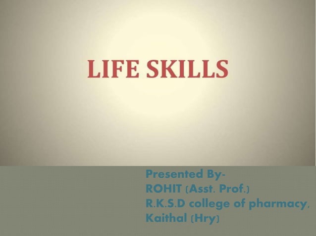 Life skills ppt | PPTX