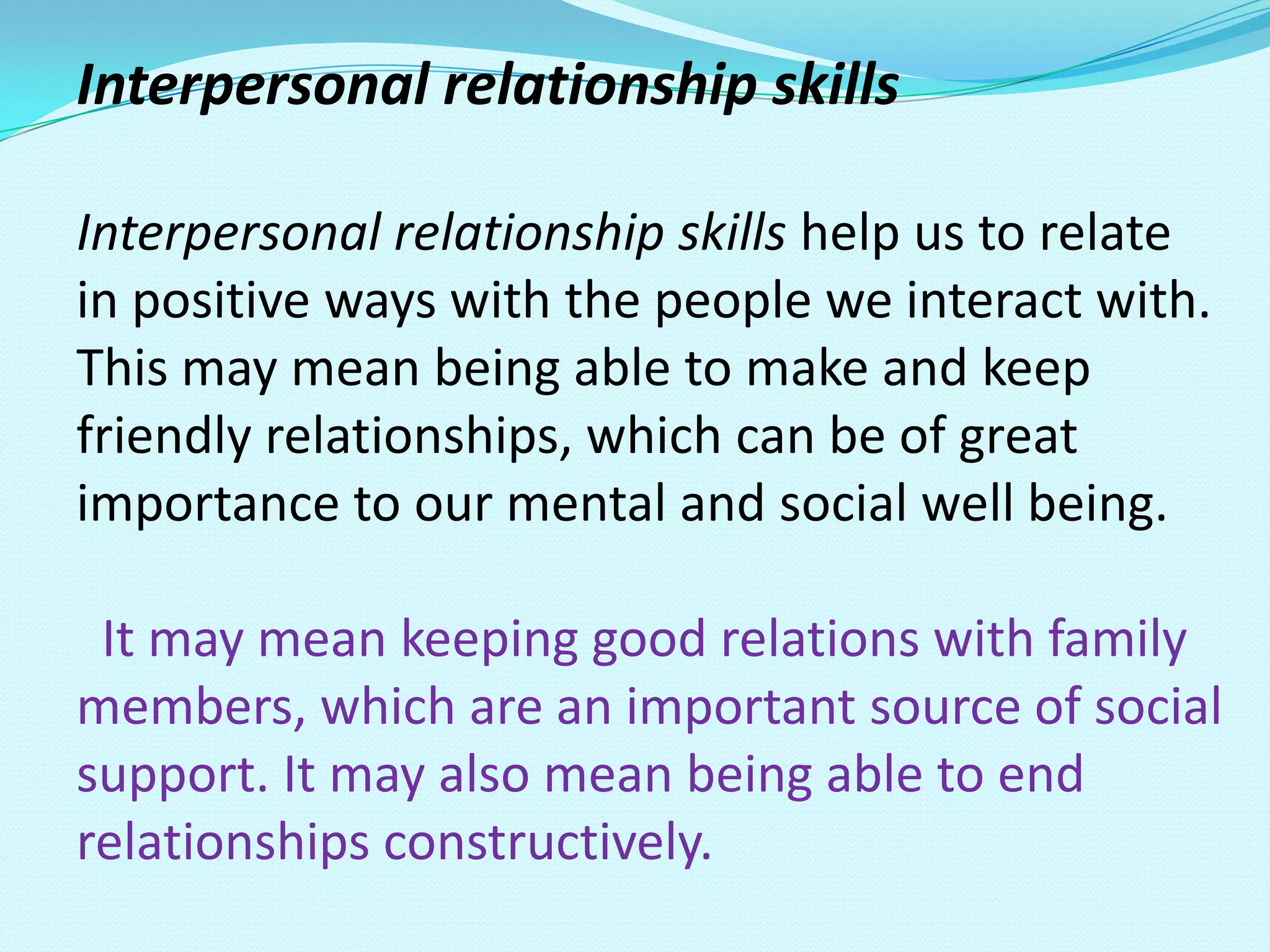 Life skills presentation | PPTX