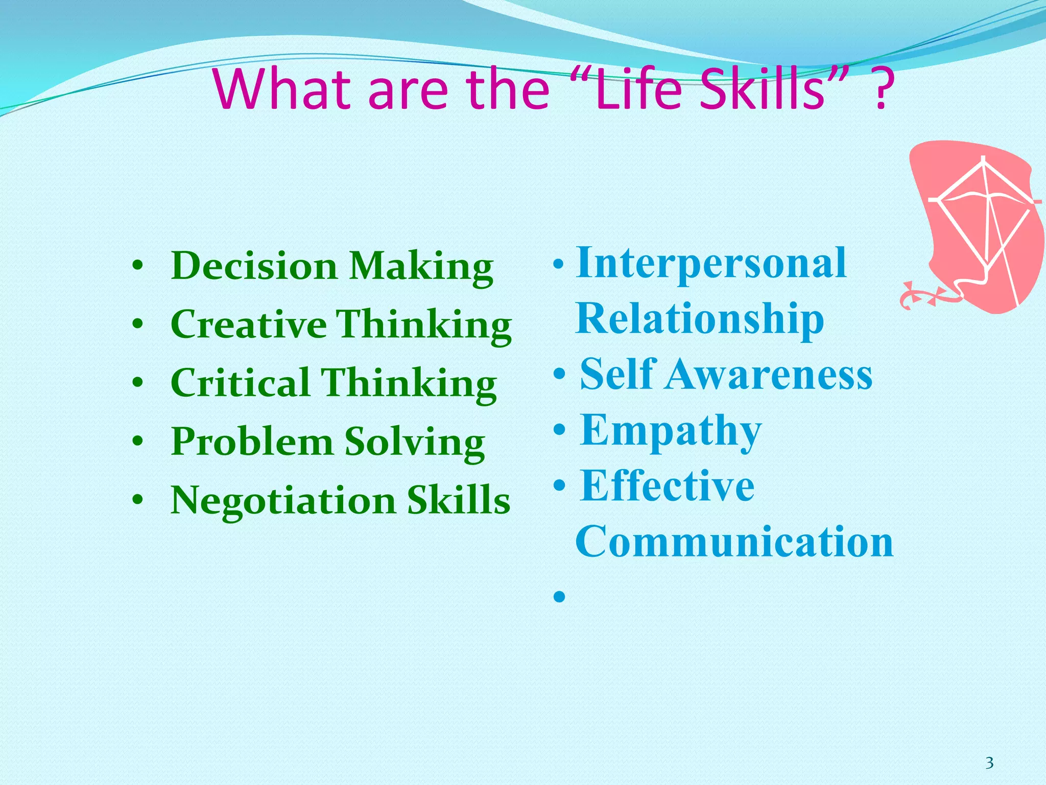 Life skills presentation | PPTX