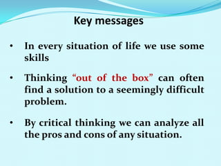 Life skills presentation | PPTX