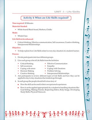 Life Skill UNIT 1 | PDF