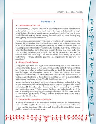 Life Skill UNIT 1 | PDF