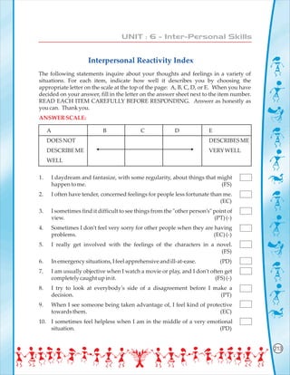 Life Skill UNIT 6 | PDF