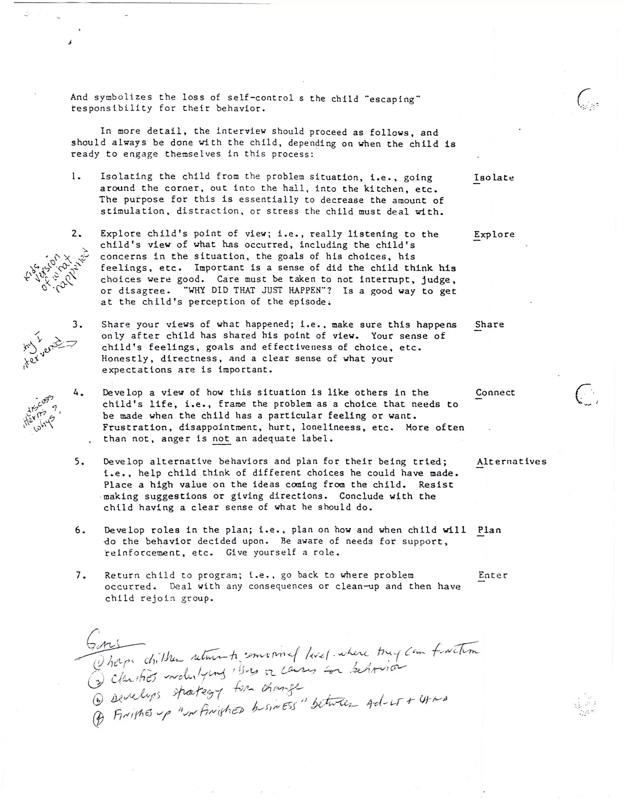 Life space interview | PDF