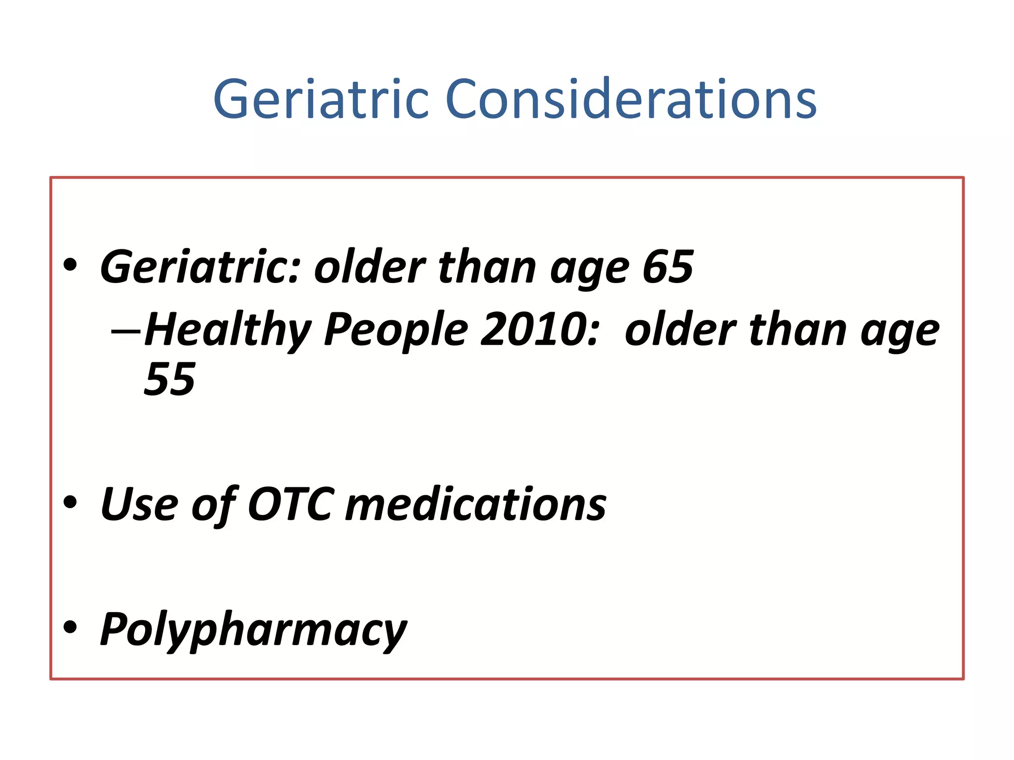 Life span considerations | PPTX