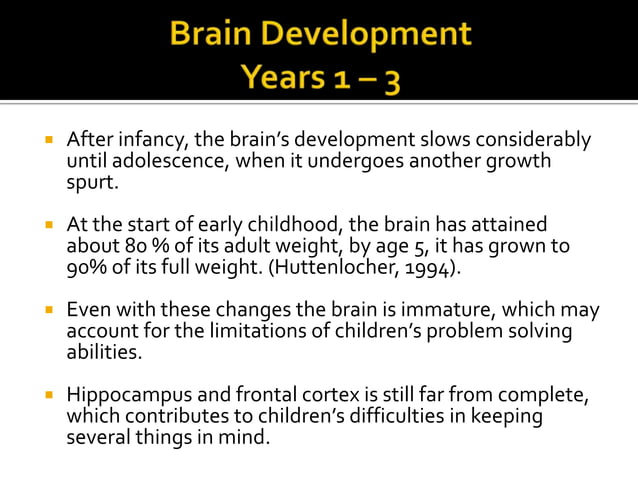 Lifespan development early childhood | PPTX