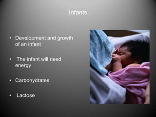 Lifespan nutrition needs presentation | PPTX