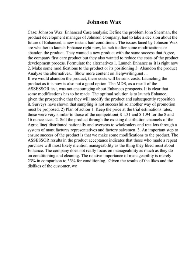 Life Story Essay Example | PDF