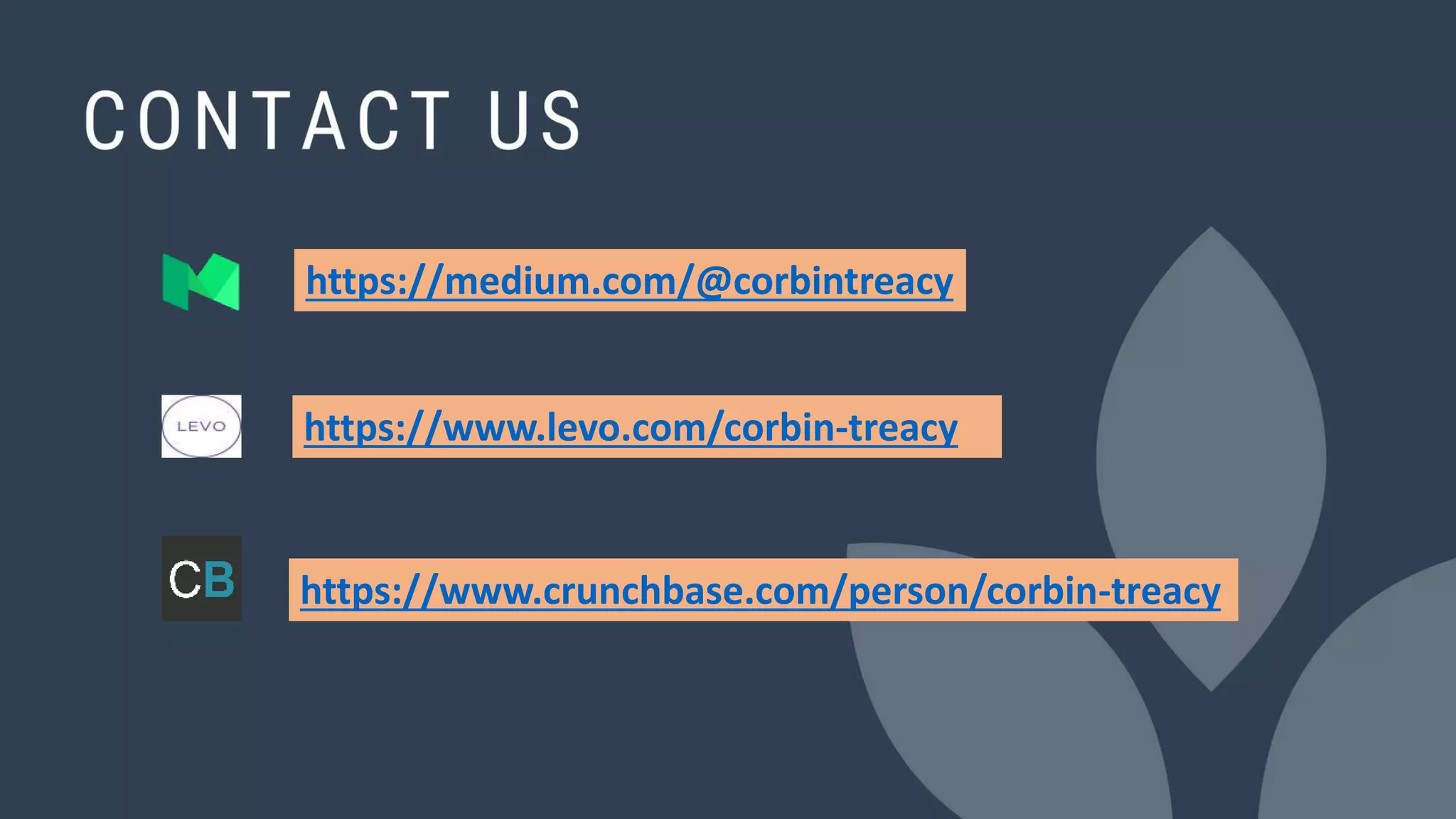 Life Story of Corbin Treacy | PPTX