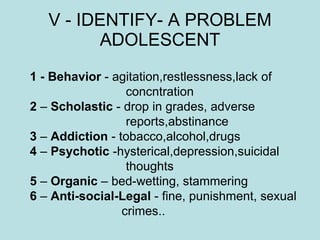 Adolescent - Health Problems & Prevention | PPT