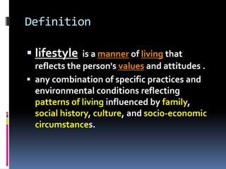 Life style | PPT