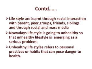 Life style | PPTX