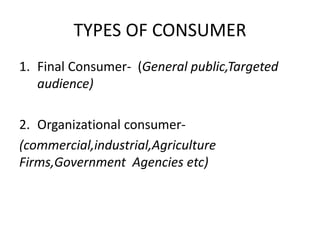 Lifestyle and consumer behaviour | PPT