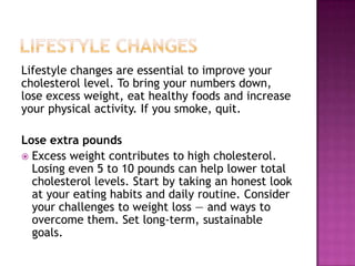 Lifestyle changes to | PPT