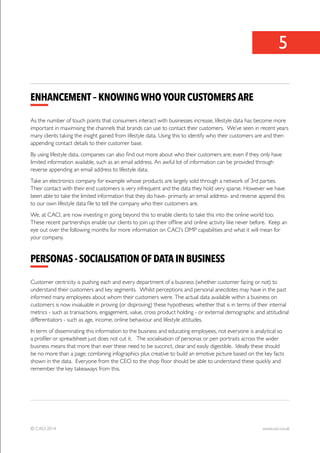 Using Lifestyle Data in Today's and Tomorrow's World | PDF