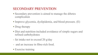 Lifestyle disease and its primary and secondary prevention | PPTX
