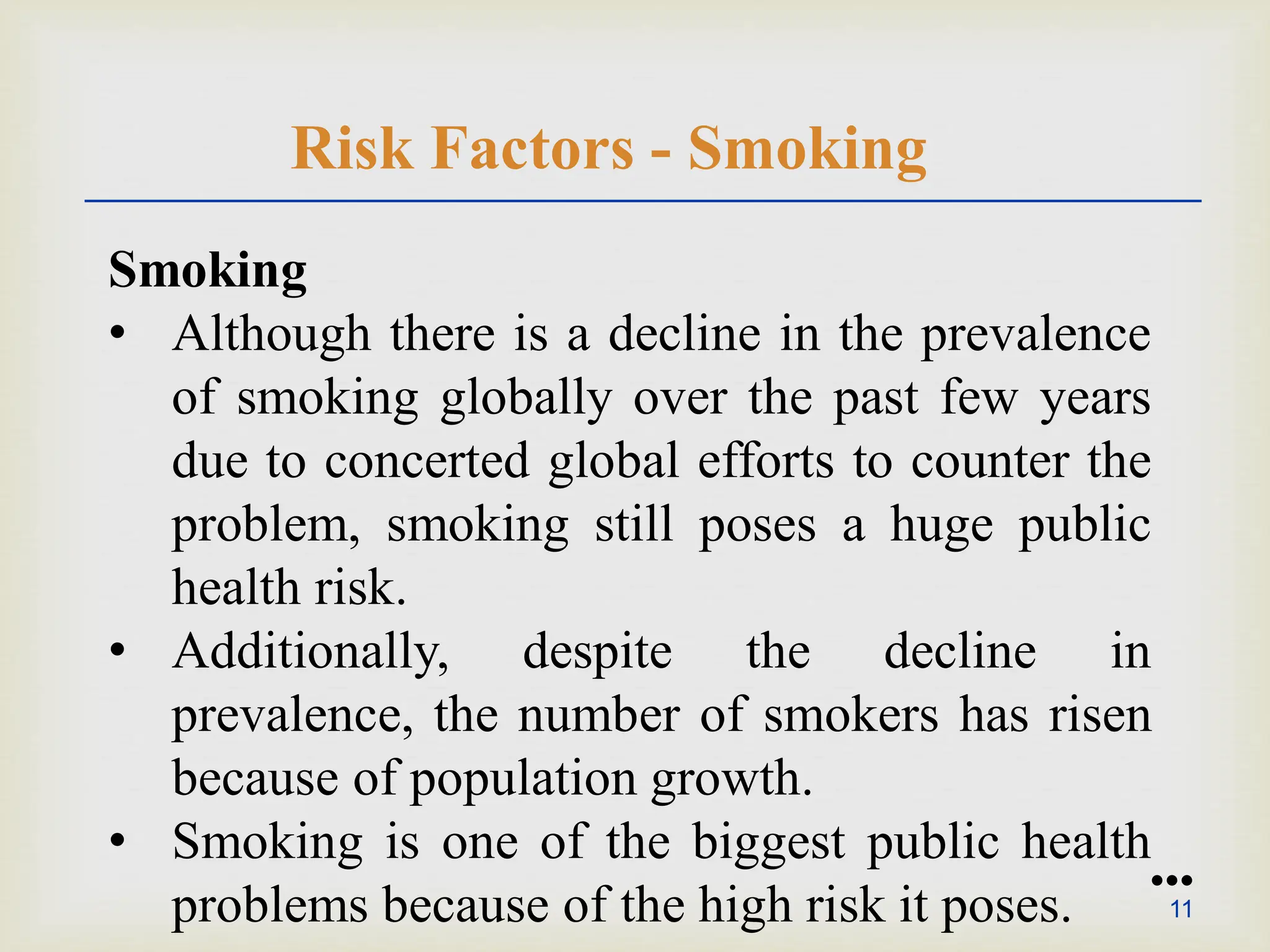 Lifestyle Diseases - definition, types, causes, risk factors | PDF