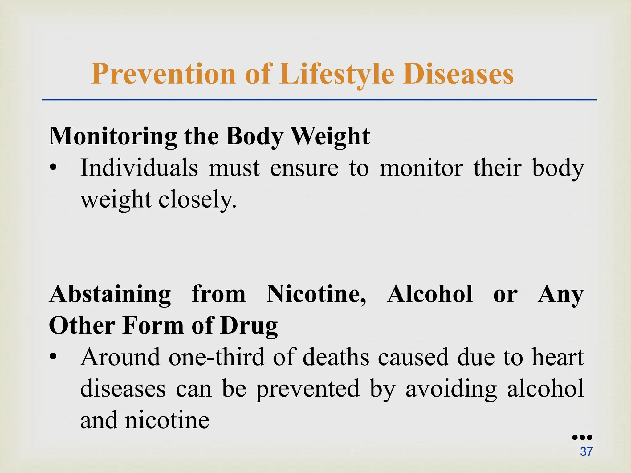 Lifestyle Diseases - definition, types, causes, risk factors | PDF