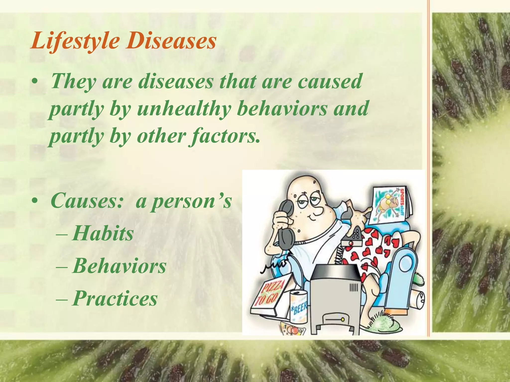 Lifestyle diseases ppt | PPTX