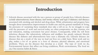 Lifestyle diseases ppt(harish) | PPTX
